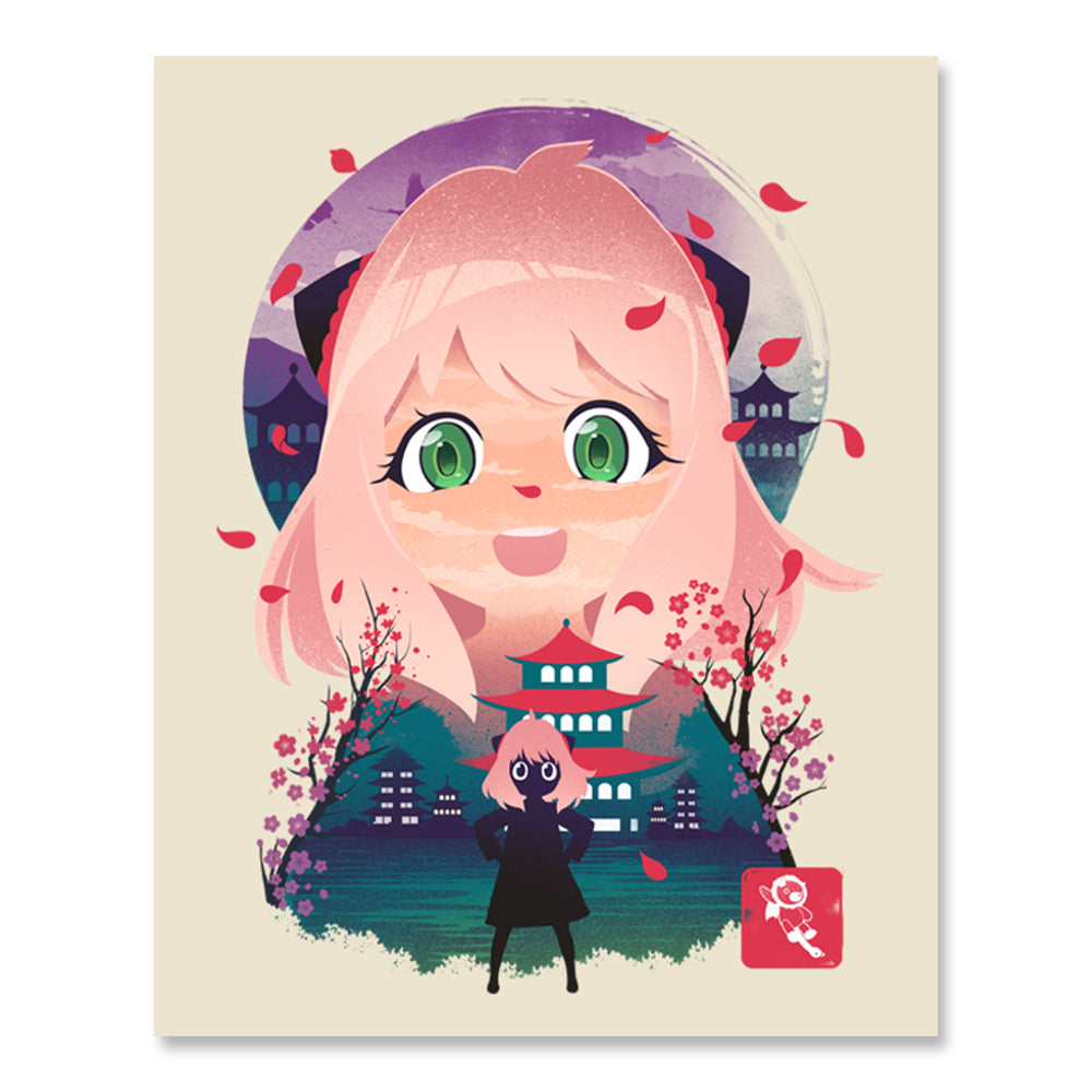 Ukiyo-e Anya Print – Fuzzy Ink