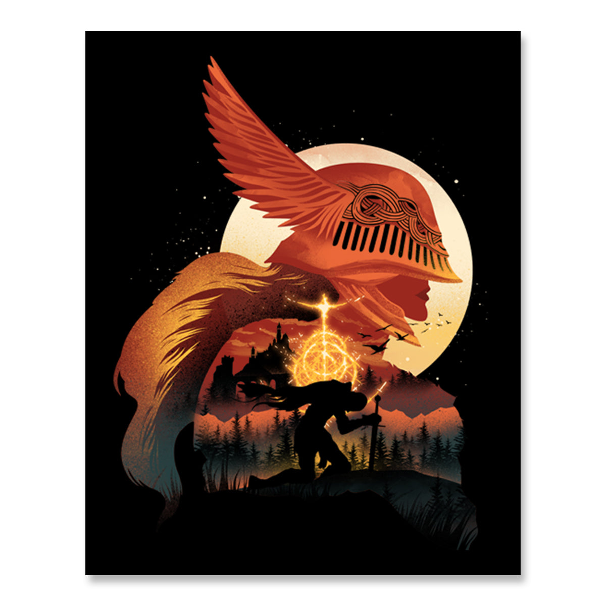 Ukiyo-e Malenia Print – Fuzzy Ink