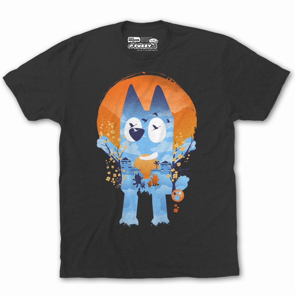 Ukiyo Bluey T-Shirt – Fuzzy Ink