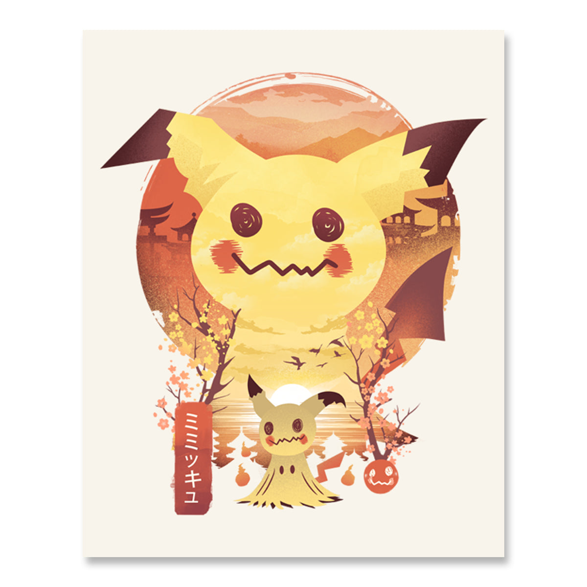 Ukiyo-e Mimikyu Print – Fuzzy Ink
