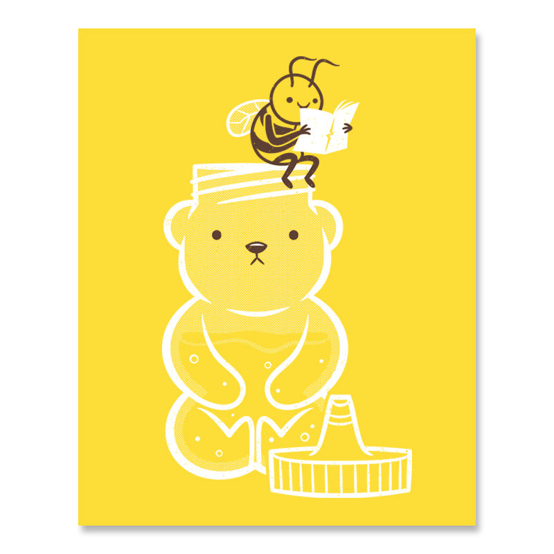 Making Honey Print – Fuzzy Ink