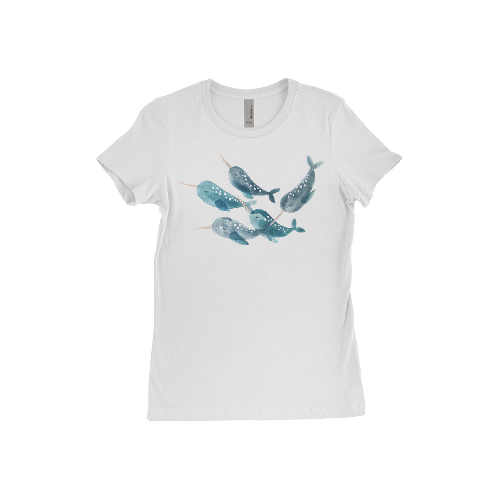 Narwhale T-Shirt – Fuzzy Ink